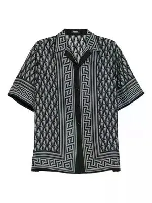 Versace V-greca Printed Shirt