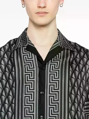 Versace V-greca Printed Shirt