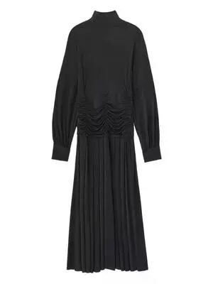 GANNI Pleated Midi Dress