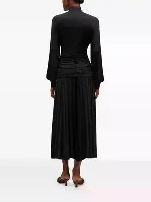 GANNI Pleated Midi Dress