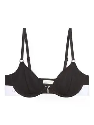 Fleur Du Mal Garcon Demi Bra - Black