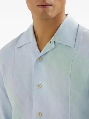 Brunello Cucinelli Button-fastening Long-sleeve Shirt - Blue