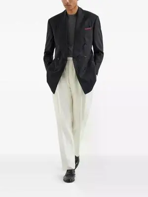 Brunello Cucinelli Chalk-stripe Shawl-lapels Blazer