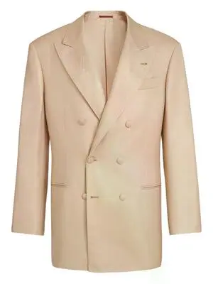 Brunello Cucinelli Peaked-lapels Double-breasted Blazer