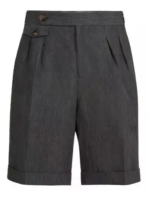Brunello Cucinelli Pleated Shorts For Men