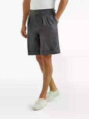 Brunello Cucinelli Double-pleat Shorts - Grey