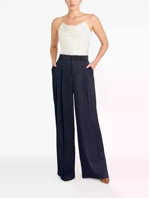 Cinq À Sept Marne Pleated Trousers - Blue