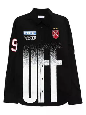Off-White Big-off Gradient Shirt - Black