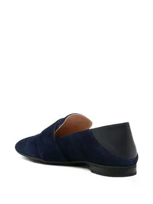 Bally Buckle Strap Loafers - Blue