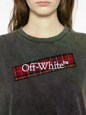 Off-White Logo Patched T-shirt