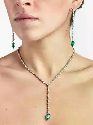 JEWELS AFICIONADO Multi-stone Lariat Necklace