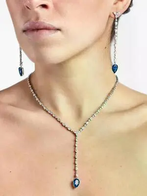 JEWELS AFICIONADO Multi-stone Lariat Necklace