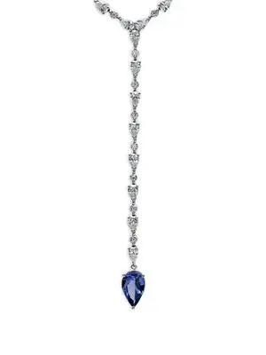 JEWELS AFICIONADO Multi-stone Lariat Necklace