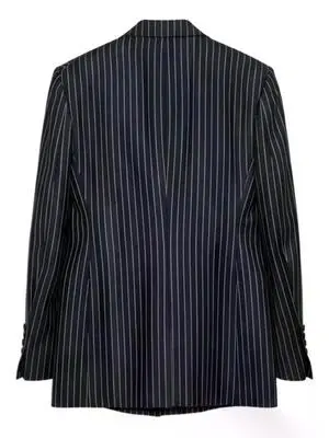 TOM FORD Double-breasted Pinstriped Blazer