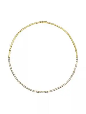 JEWELS AFICIONADO Diamond Tennis Necklace - Gold