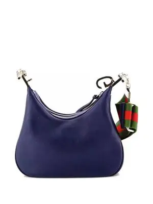 Gucci Attache Small Leather Shoulder Bag - Blue