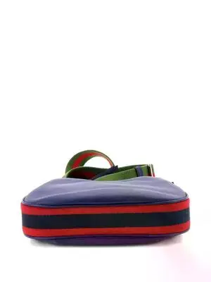 Gucci Attache Small Leather Shoulder Bag - Blue