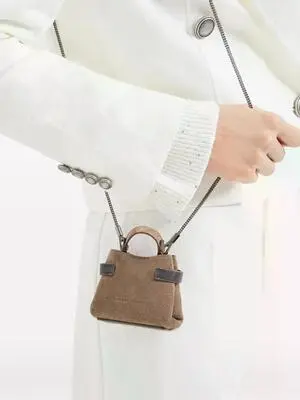Brunello Cucinelli Essence Mini Bag - Brown
