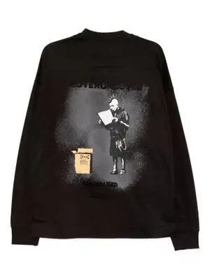 JUUN.J X Brandalised Cotton T-shirt - Brown