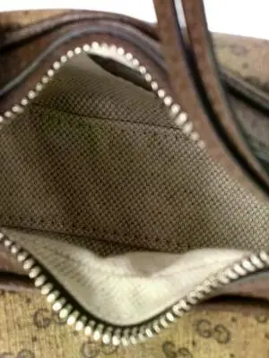 Gucci Attache Micro Gg Coated Canvas Mini Hobo Bag - Brown