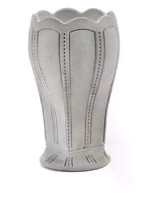 SERAX Josephine Scalloped-detail Vase - Grey
