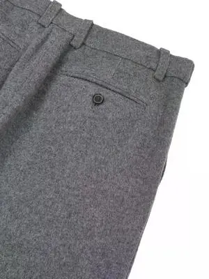 STUDIO TOMBOY Pleated Wool Trousers - Grey