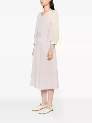 TO B. BY AGNÈS B. V-neck Tie-waist Dress