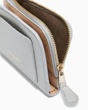 Giorgio Armani Pebbled Leather Bifold Wallet