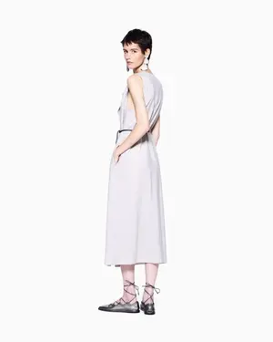 Giorgio Armani Technical Silk Shirt Dress