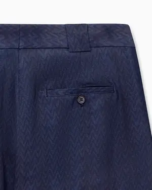 Giorgio Armani Single-pleat Viscose Trousers