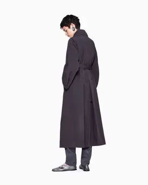 Giorgio Armani Technical Fabric Trench Coat