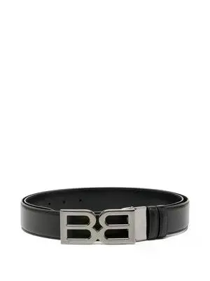 Bally Logo Buckle Belt - Black