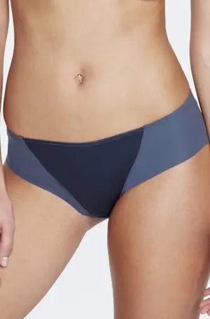 DOMINIQUE INTIMATES Bianca Laser Cut Bonded Brief - Graphite