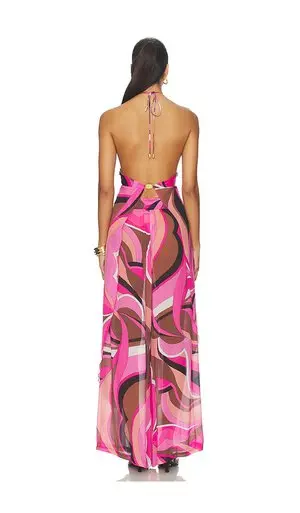 CIN CIN Coral Lobster Drape Top