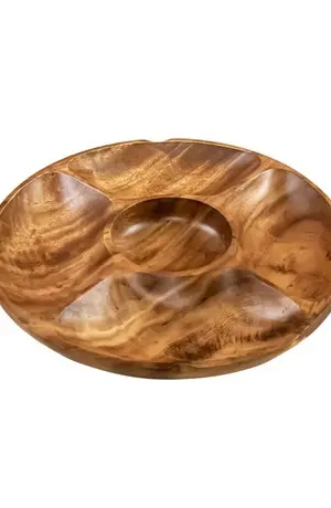 LIKHA Acacia 5-compartment Serving Tray