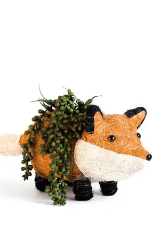 LIKHA Woodland Animal Coco Coir Planters - Orange