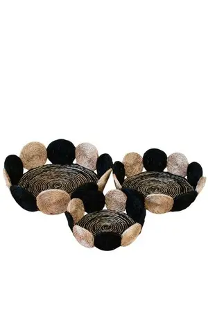 LIKHA Fruit Basket Circles Black