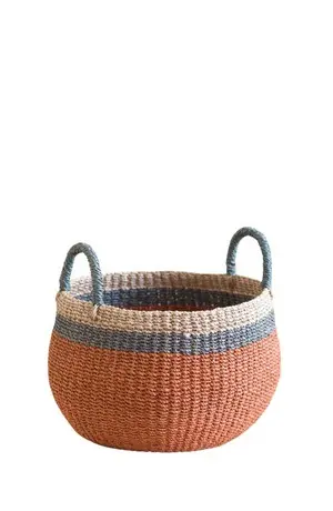LIKHA Tabletop Bulge Basket - Coral