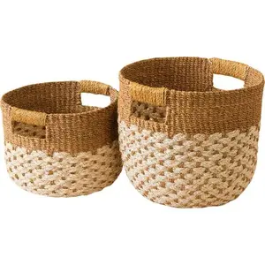 LIKHA Round Bottom Basket - Golden Brown