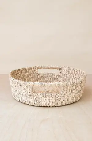 LIKHA Round Tray With Cutout Handles