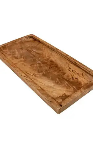 LIKHA Acacia Rectangular Serving Tray - Natural
