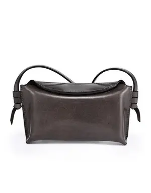 OLD TREND Genuine Leather Everyday Crossbody Bag - Grey