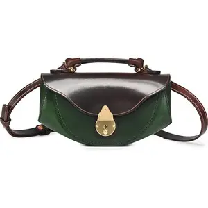 OLD TREND Azalea Leather Crossbody Bag - Green