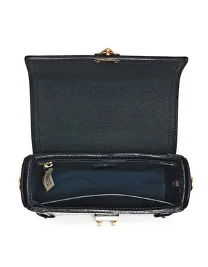 OLD TREND Azalea Leather Crossbody - Navy