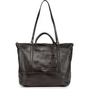 OLD TREND Crocus Genuine Leather Carryall Tote - Grey