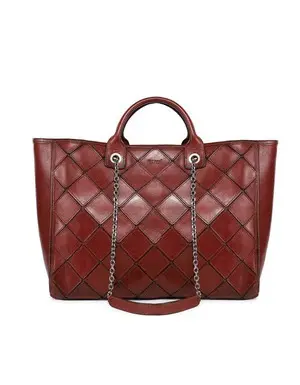 OLD TREND Mermaid Genuine Leather Oversized Tote
