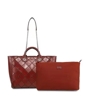 OLD TREND Mermaid Genuine Leather Oversized Tote
