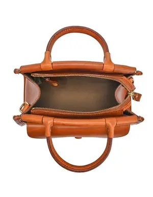 OLD TREND Laurel Structured Satchel - Caramel