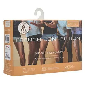 French Connection 4-pack Modal Boxer Brief - Nude Multi