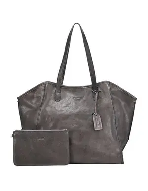 OLD TREND Iris Genuine Leather Tote - Grey